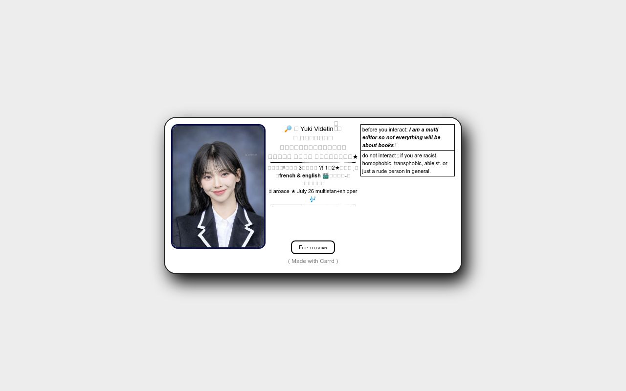 My Card